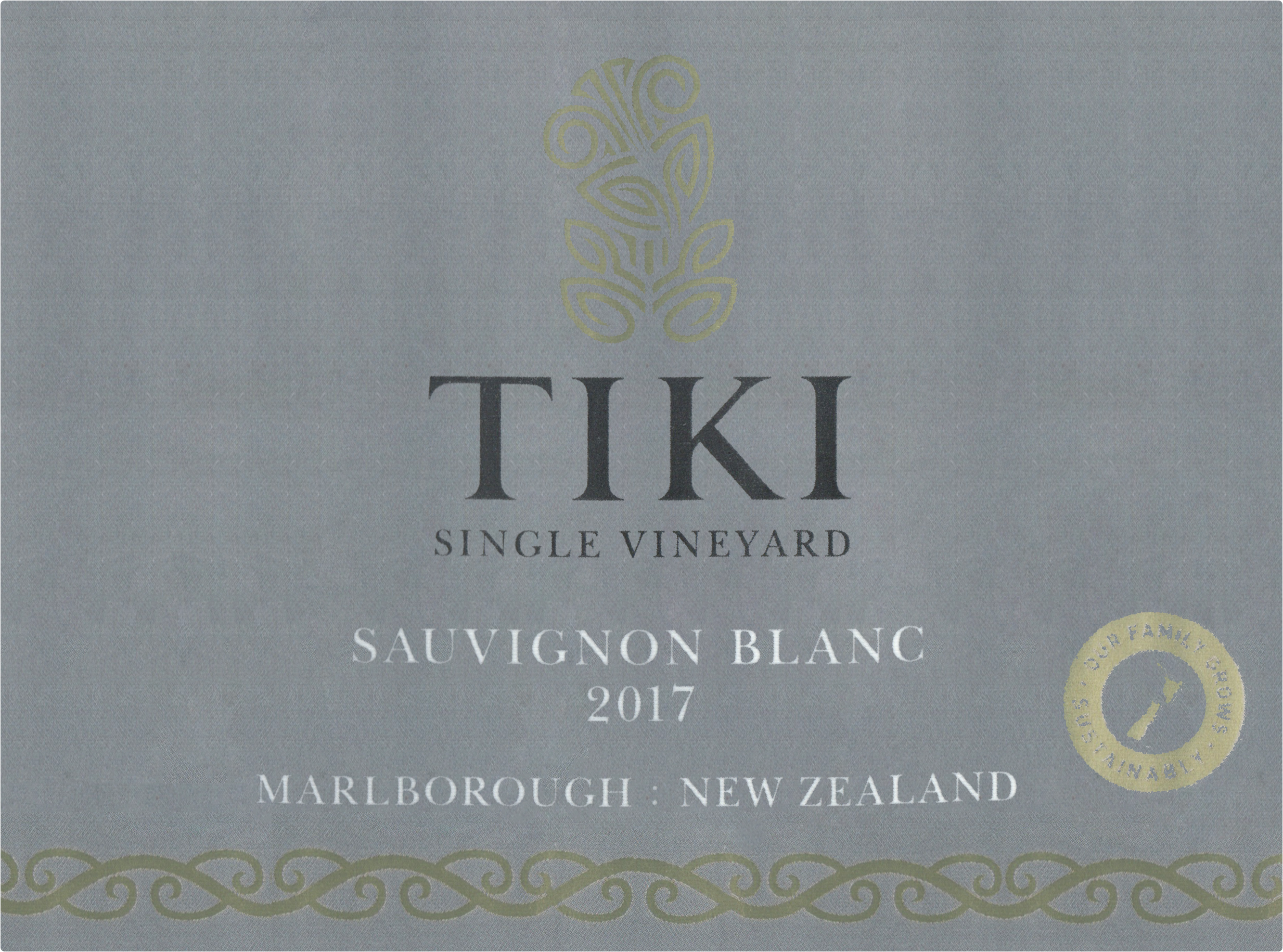 2017 Tiki Single Vineyard Marlborough Sauvignon Blanc | Wine Library