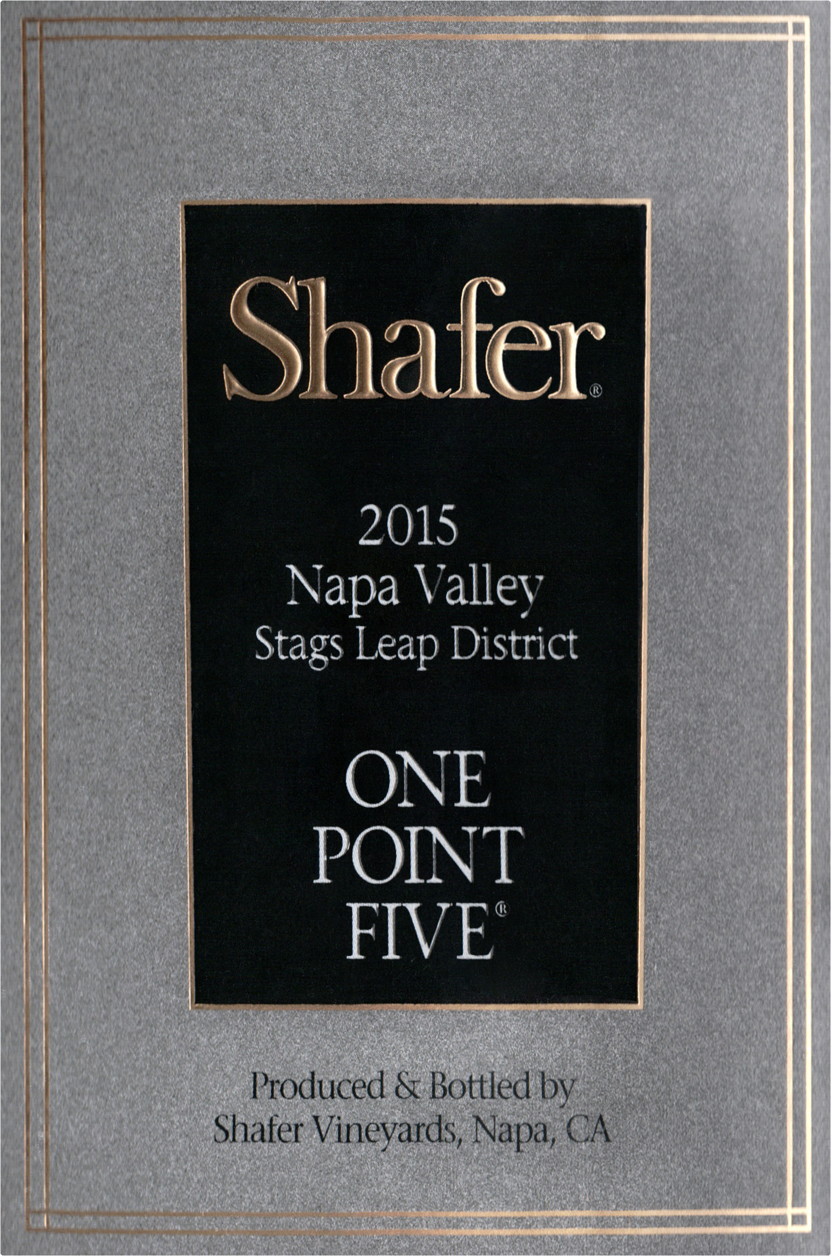 2015 Shafer Cabernet Sauvignon One Point Five | Wine Library
