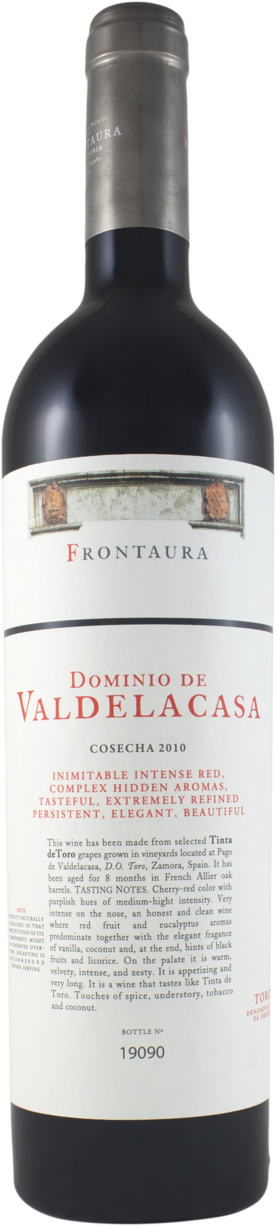 2010 Frontaura Toro Dominio De Valdelacasa | Wine Library