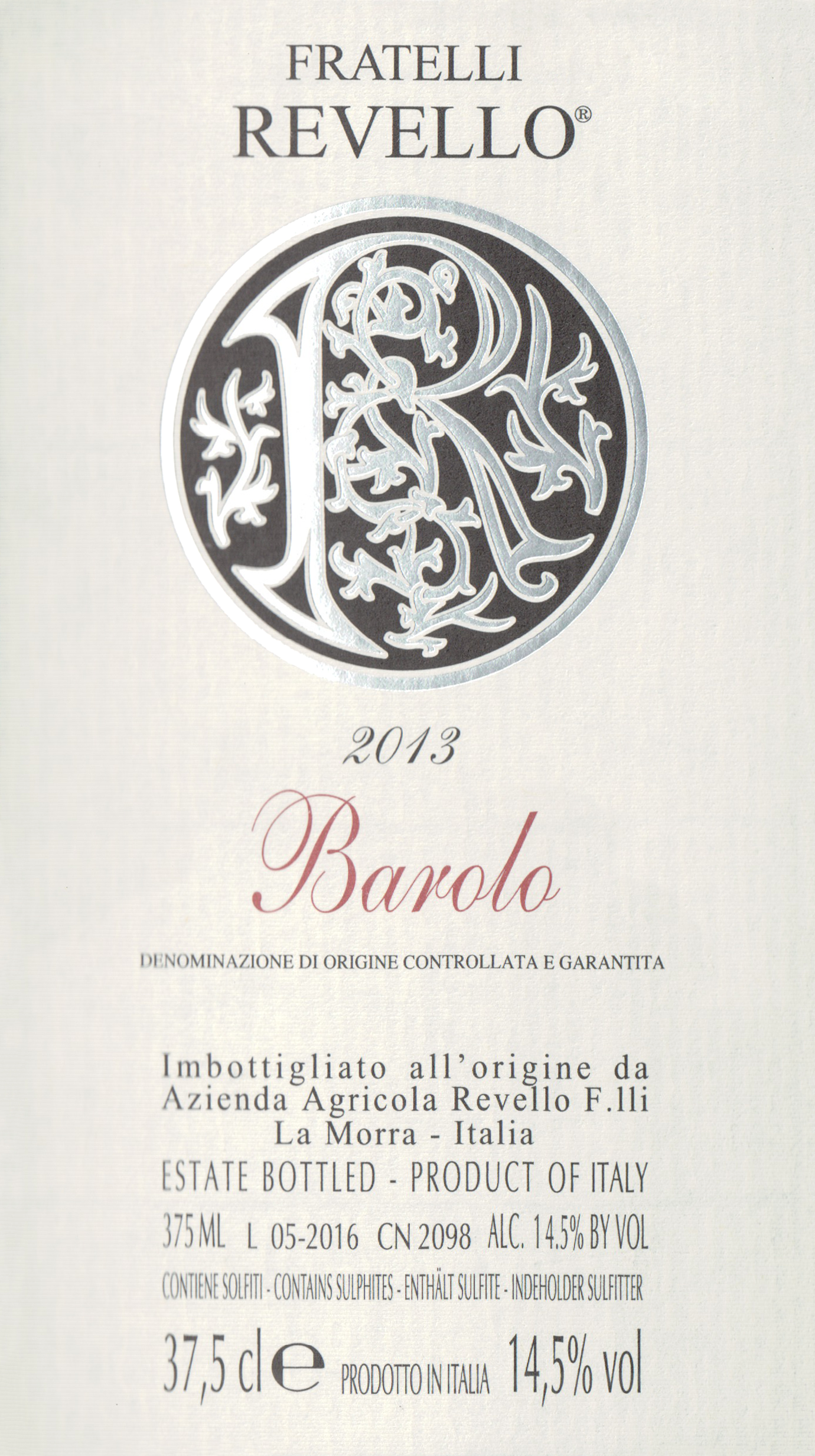 2013 Revello Barolo | Wine Library