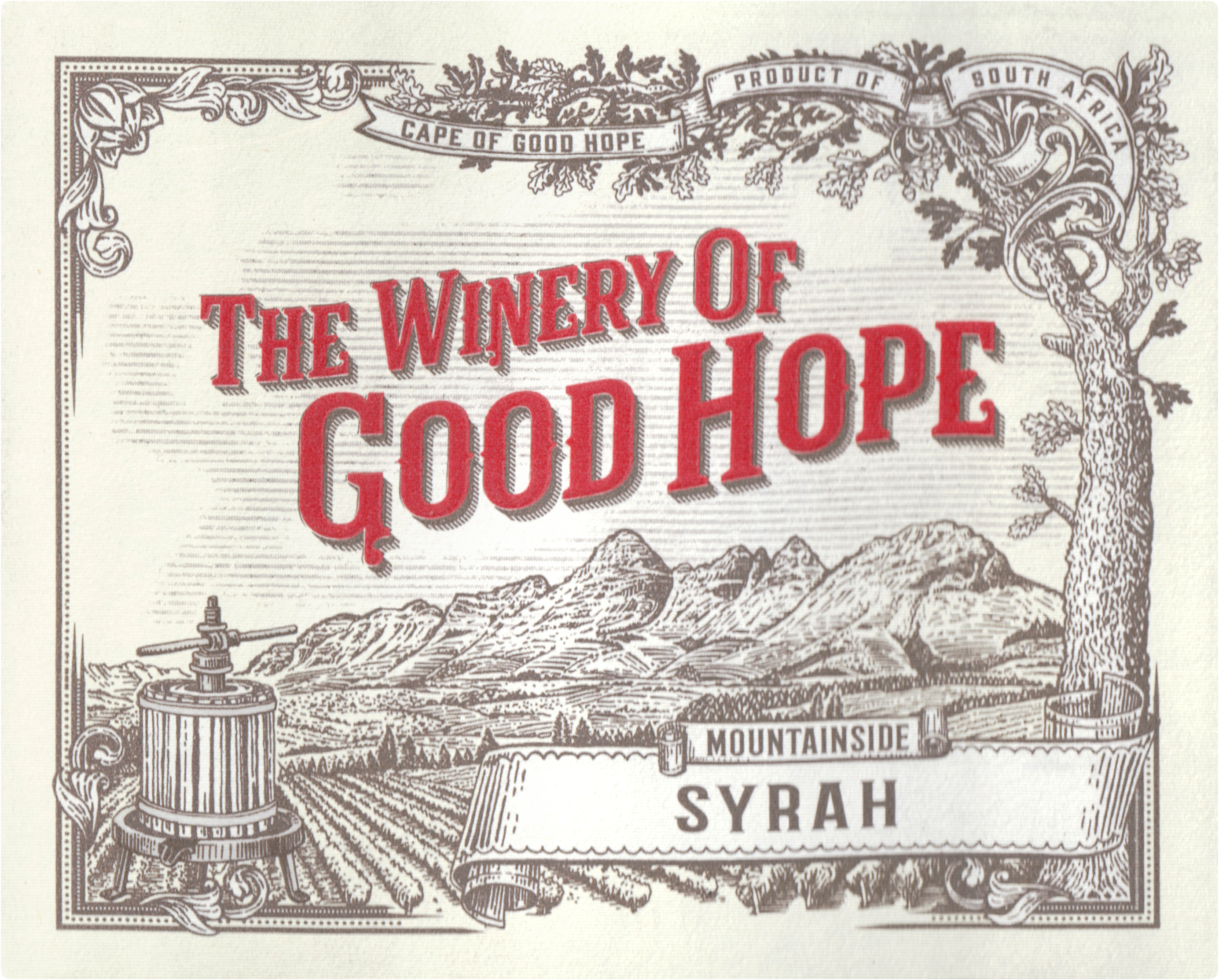 2016 The Winery Of Good Hope Syrah | Wine Library