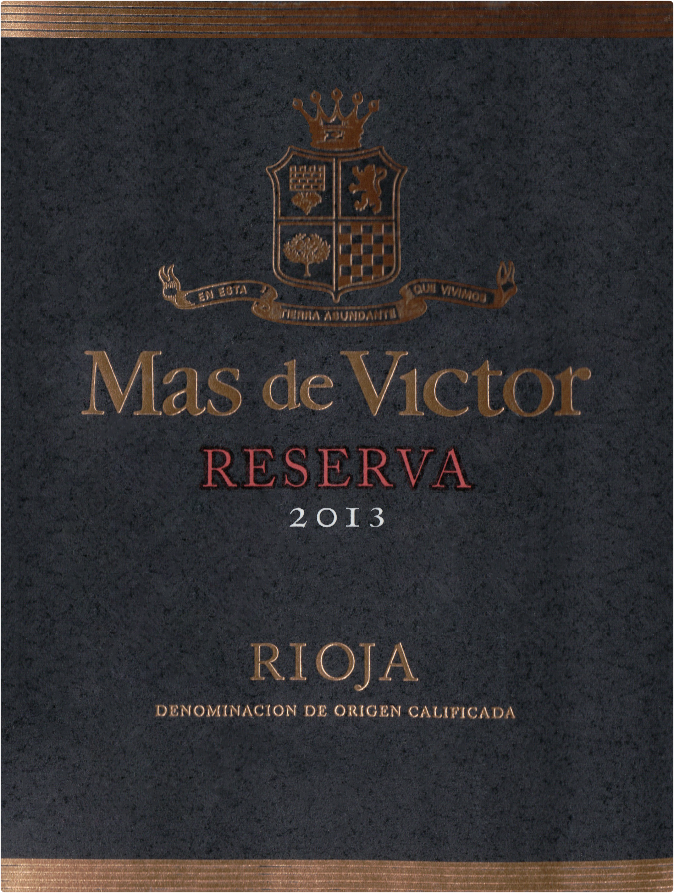 2013 Mas De Victor Rioja Reserva | Wine Library