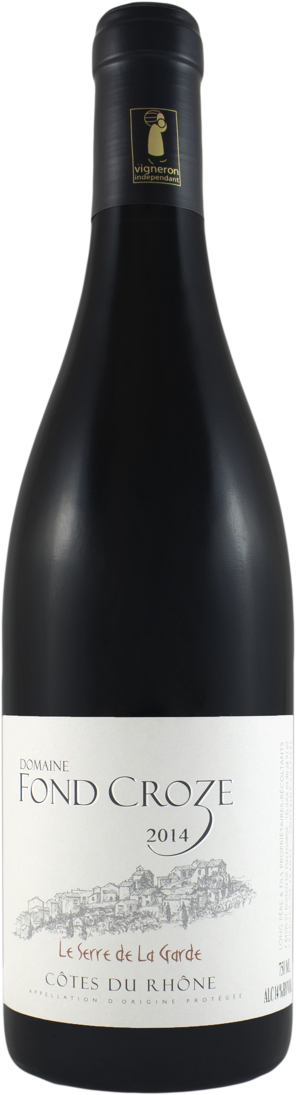 2014 Domaine Fond Croze Le Serre De La Garde Cotes Du Rhone | Wine Library