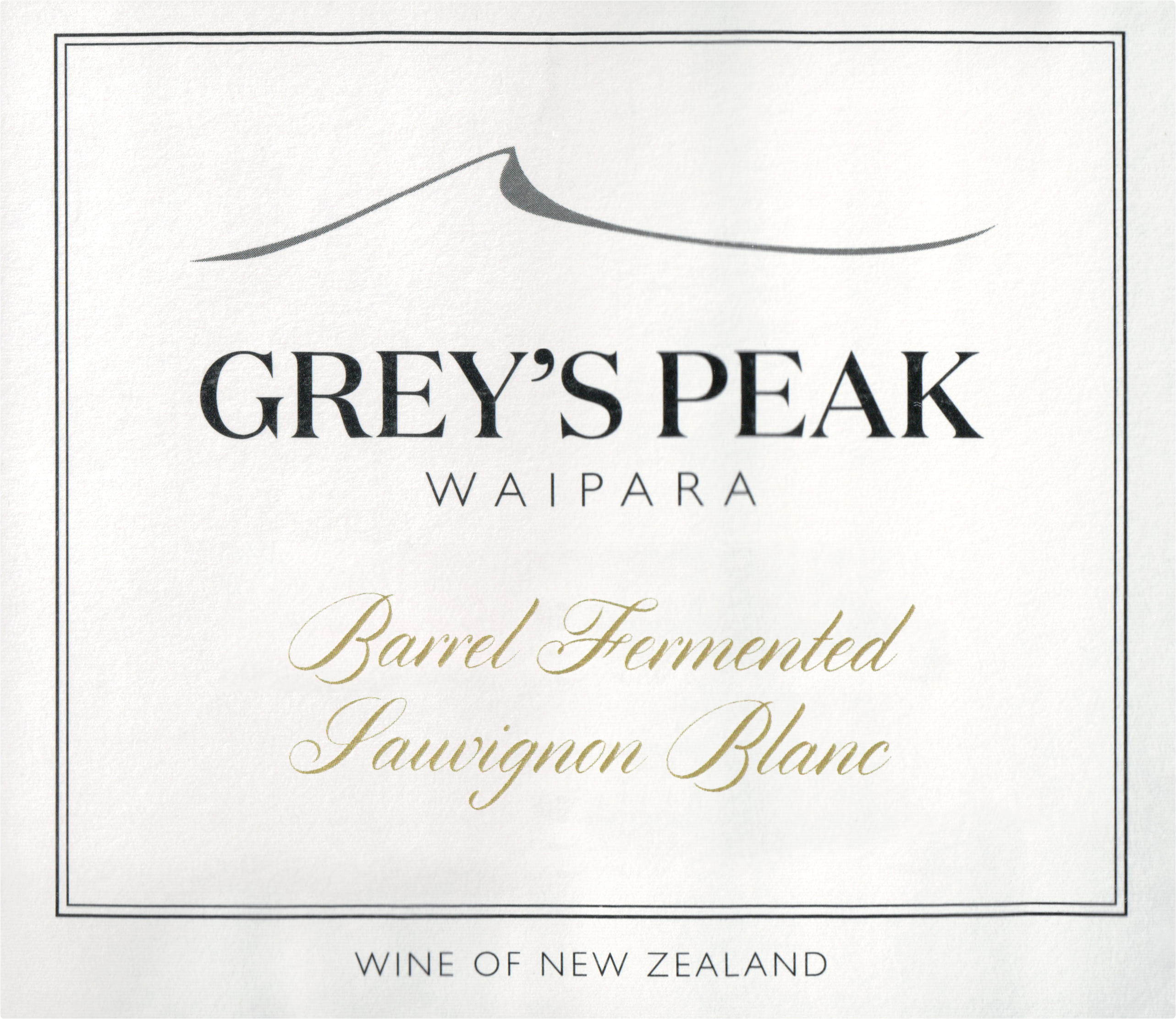 2018 Grey's Peak Sauvignon Blanc | Wine Library