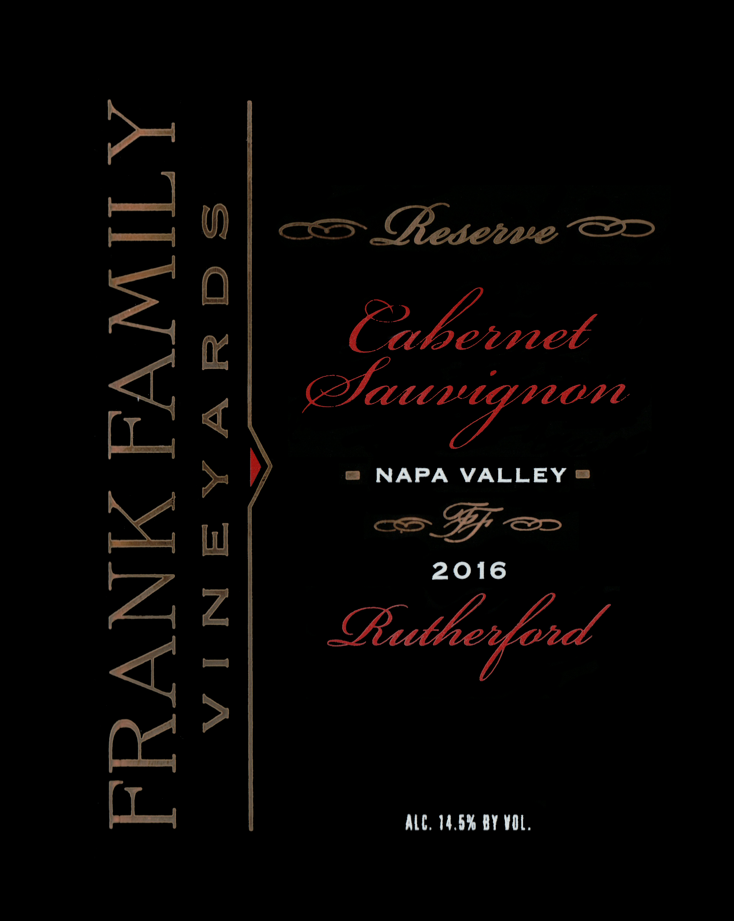 2016 Frank Family Vineyards Reserve Cabernet Rutherford | Wine Library