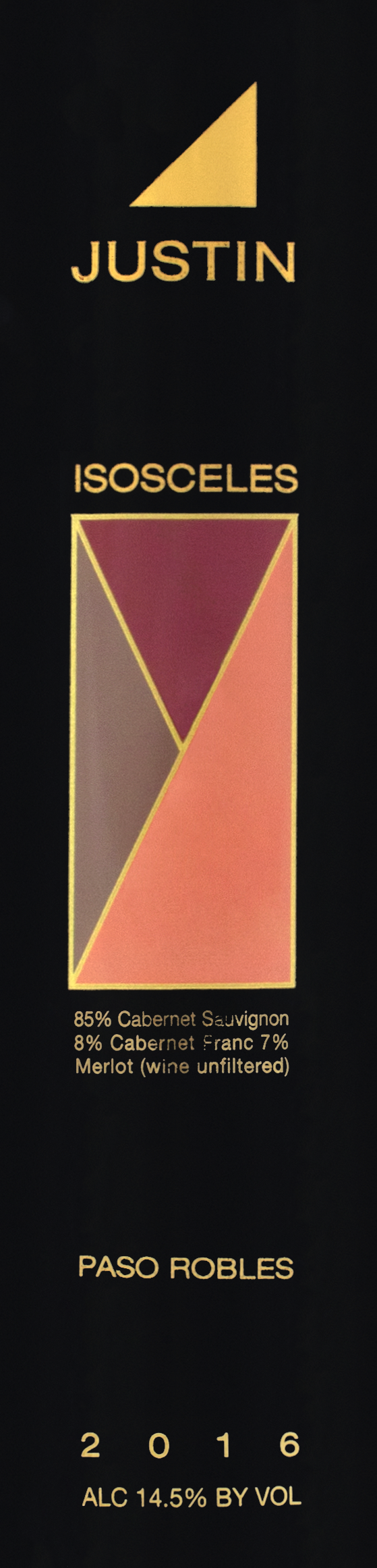 2016 Justin Isosceles Paso Robles | Wine Library