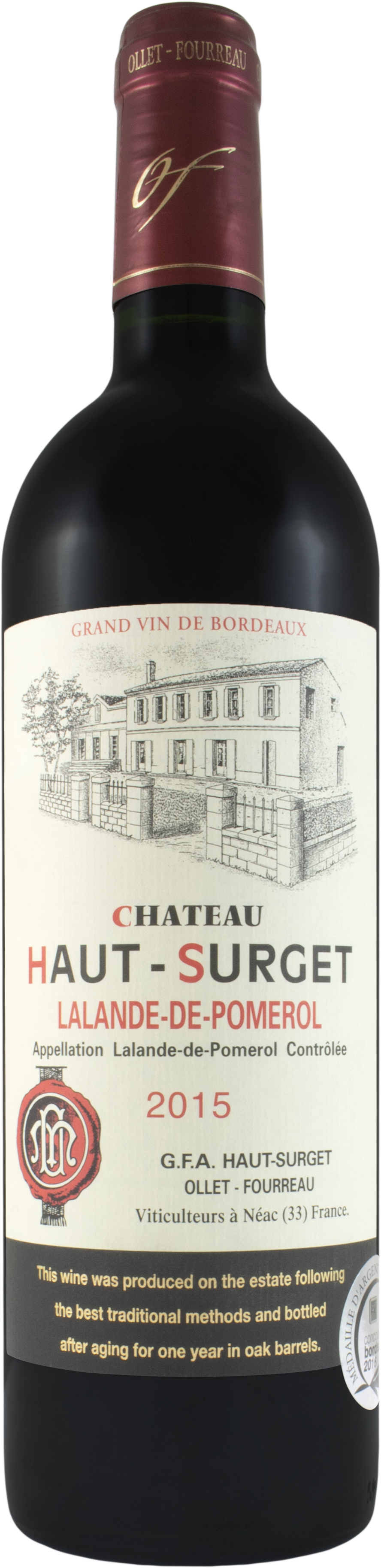 2015 Chateau Haut Surget | Wine Library