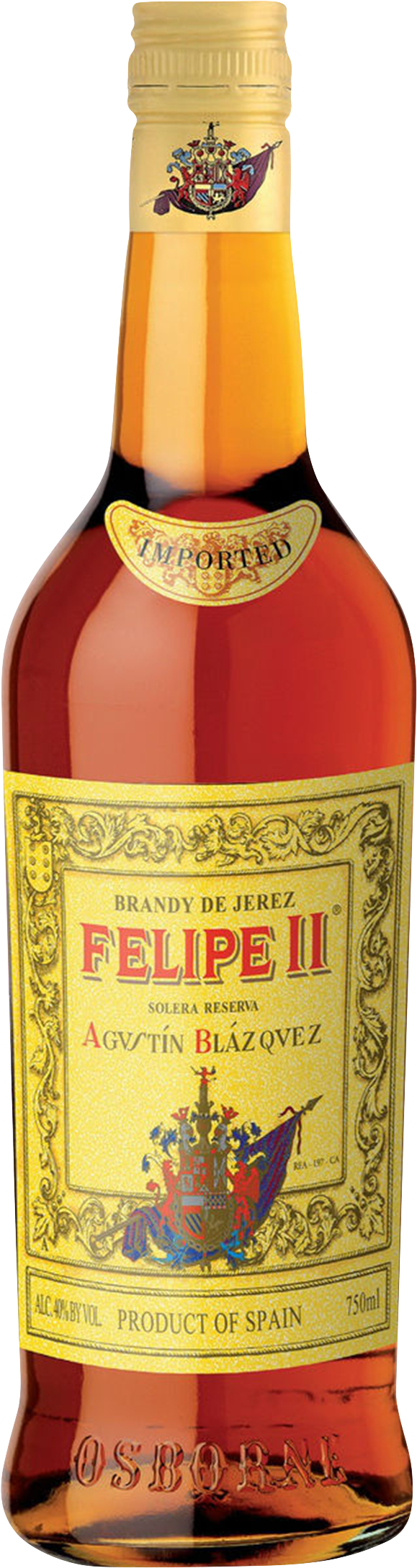 Felipe Ii Brandy Solera | Wine Library
