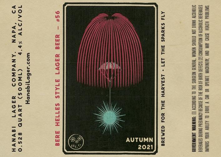 Hanabi Lager Fall Edition 2021 By Nick Gislason Winemaker For Screaming ...