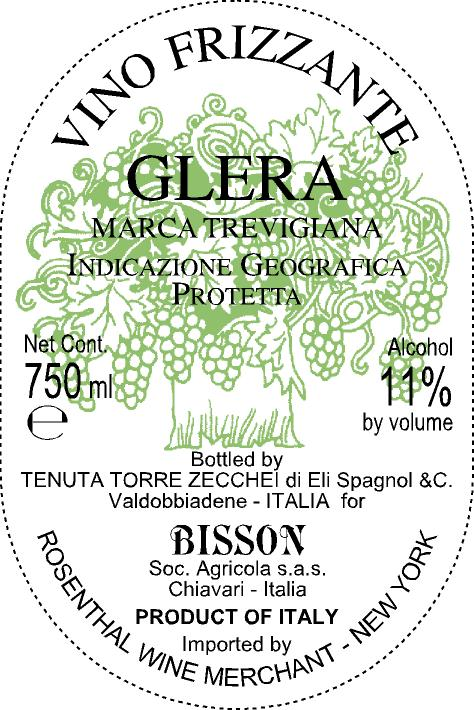 2021 Bisson Glera Vino Frizzante Marca Trevigiana | Wine Library