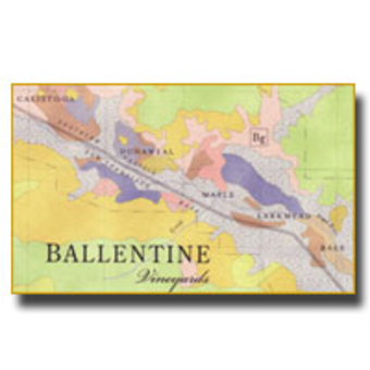 1999 Ballentine Zinfandel Map Label | Wine Library