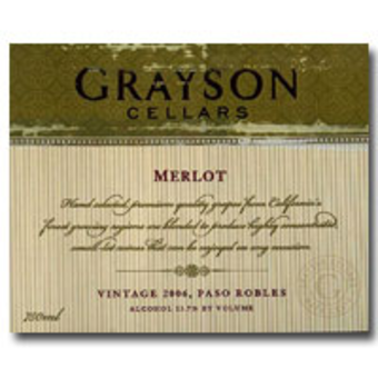 2006 Grayson Merlot | Wine Library