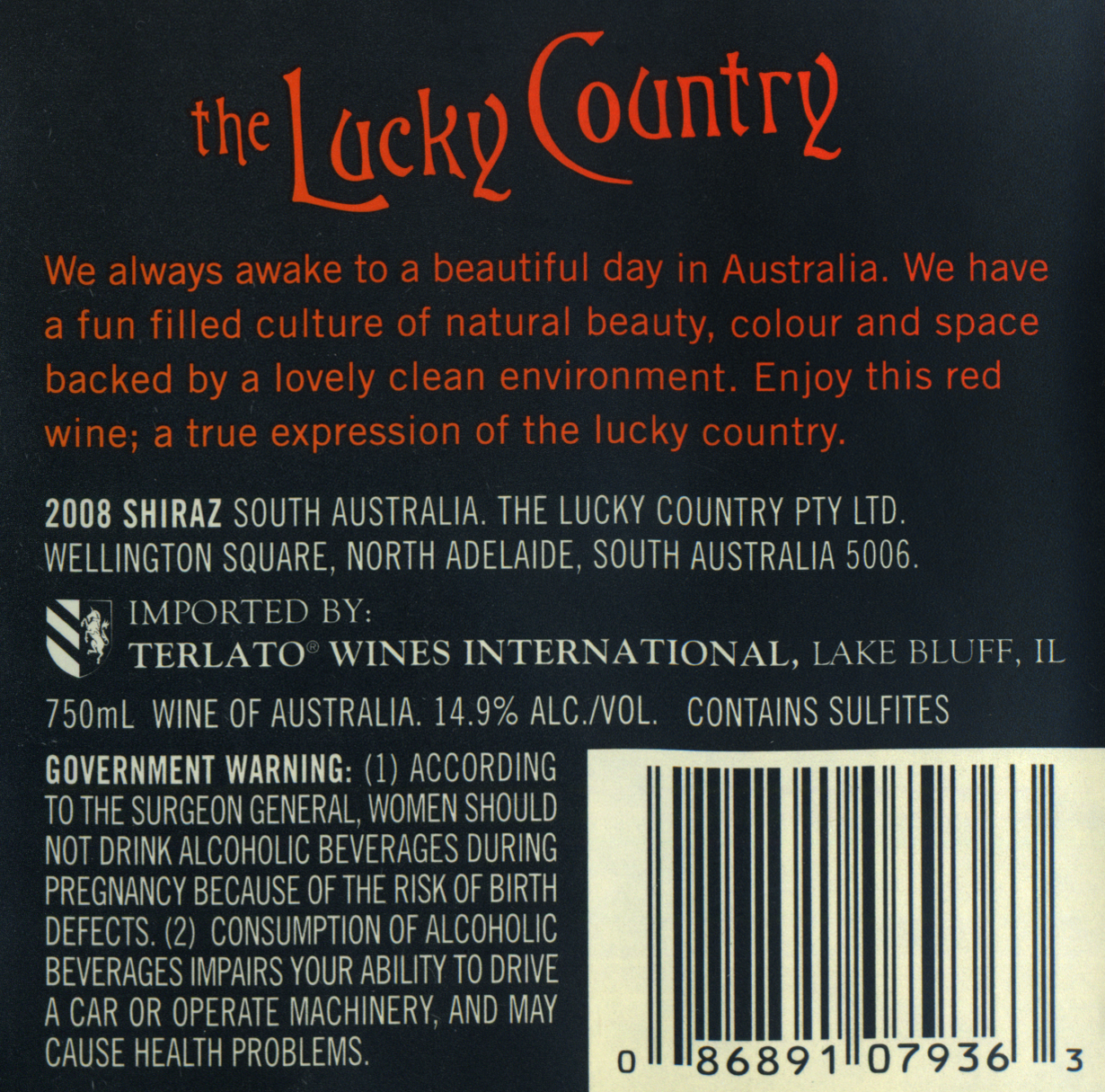 2008 Two Hands Lucky Country Shiraz | Wine Library