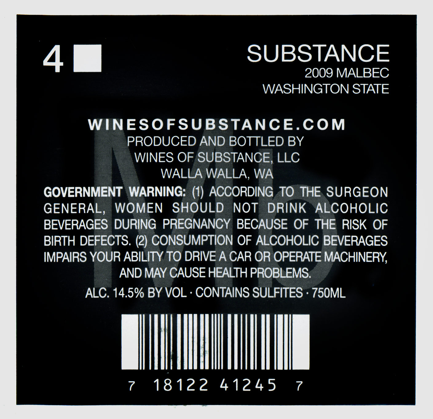 2009 Wines Of Substance Malbec | Wine Library
