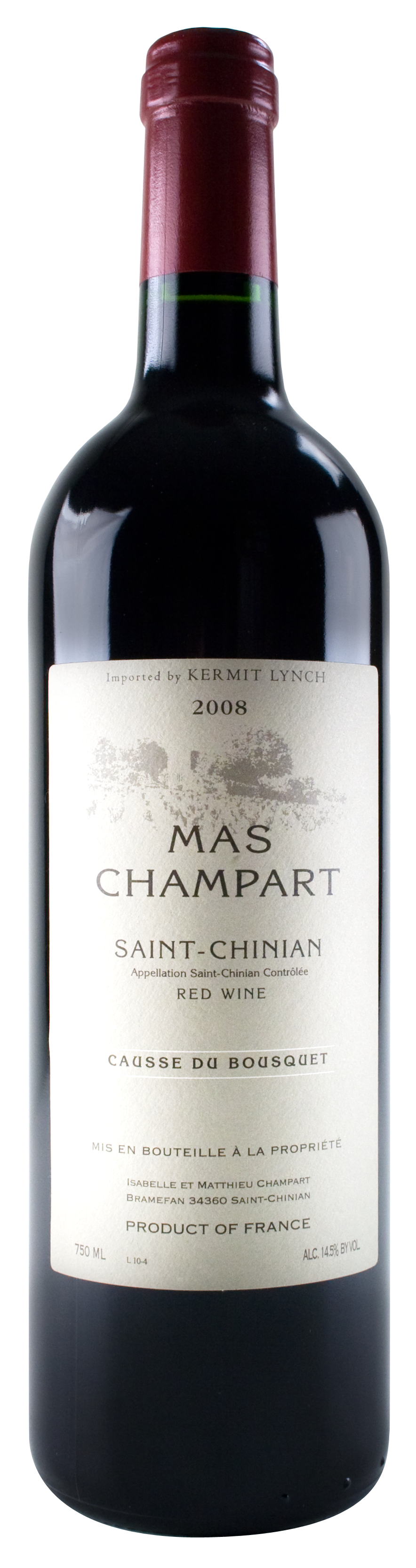 2008 Mas Champart St Chinian Causse De Bousquet | Wine Library