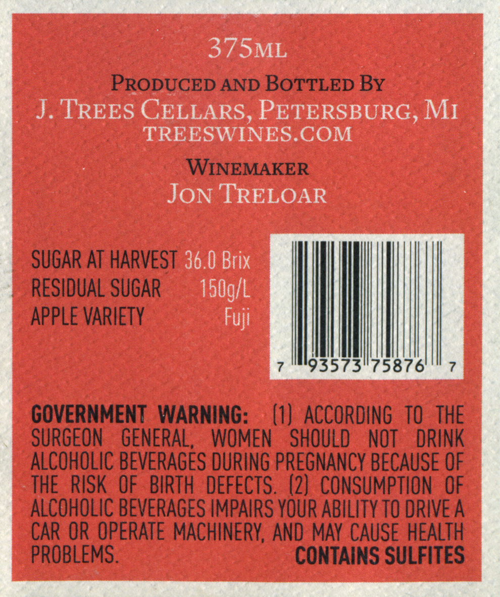 2009 J Trees Fuji Apple Ice Cider | Wine Library