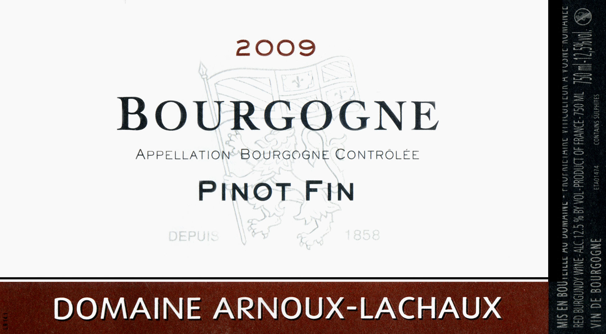 2009 Robert Arnoux Bourgogne Pinot Fin | Wine Library