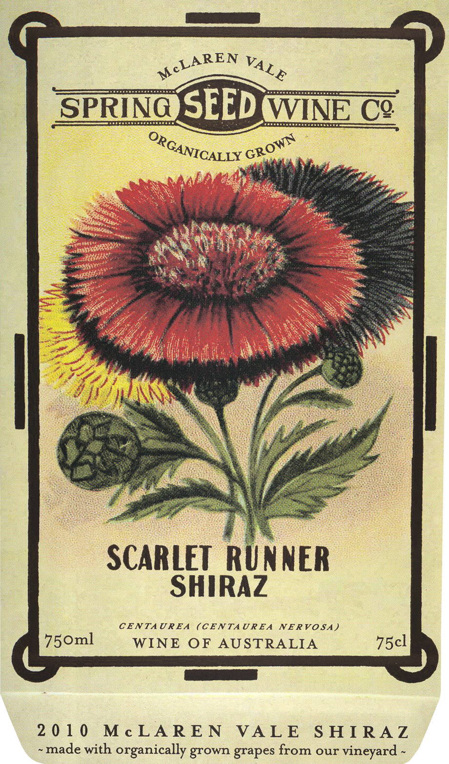 2010 Spring Seed Wine Company Shiraz The Scarlet Runner | Wine Library