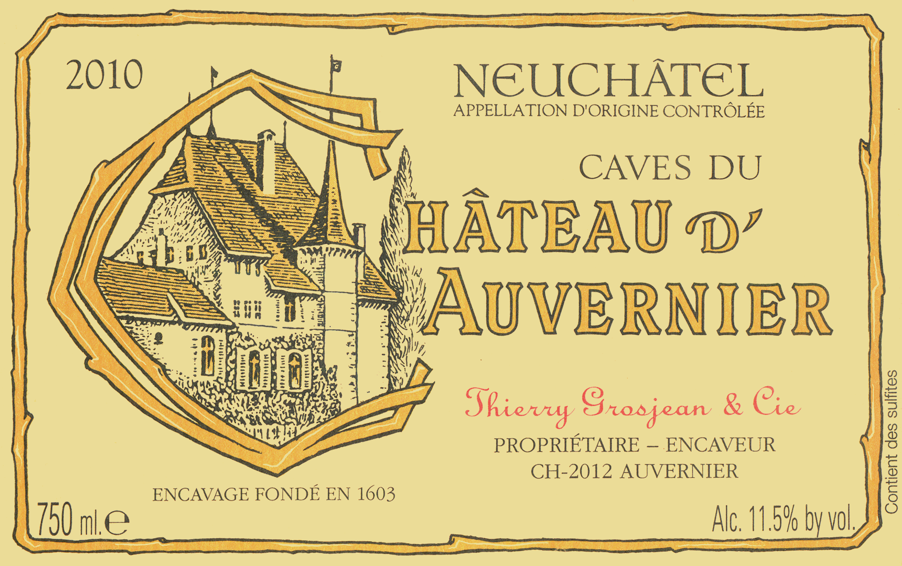 2010 D'auvernier Neuchatel | Wine Library