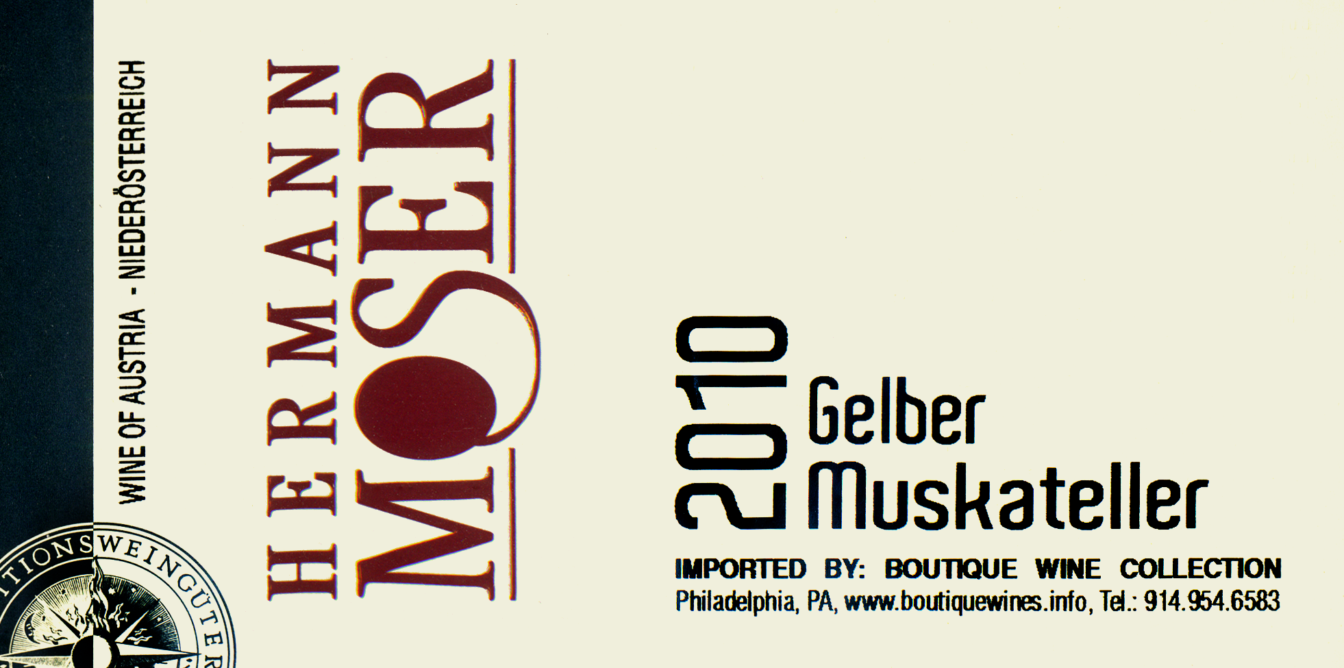 2010 Moser Gelber Muskateller | Wine Library