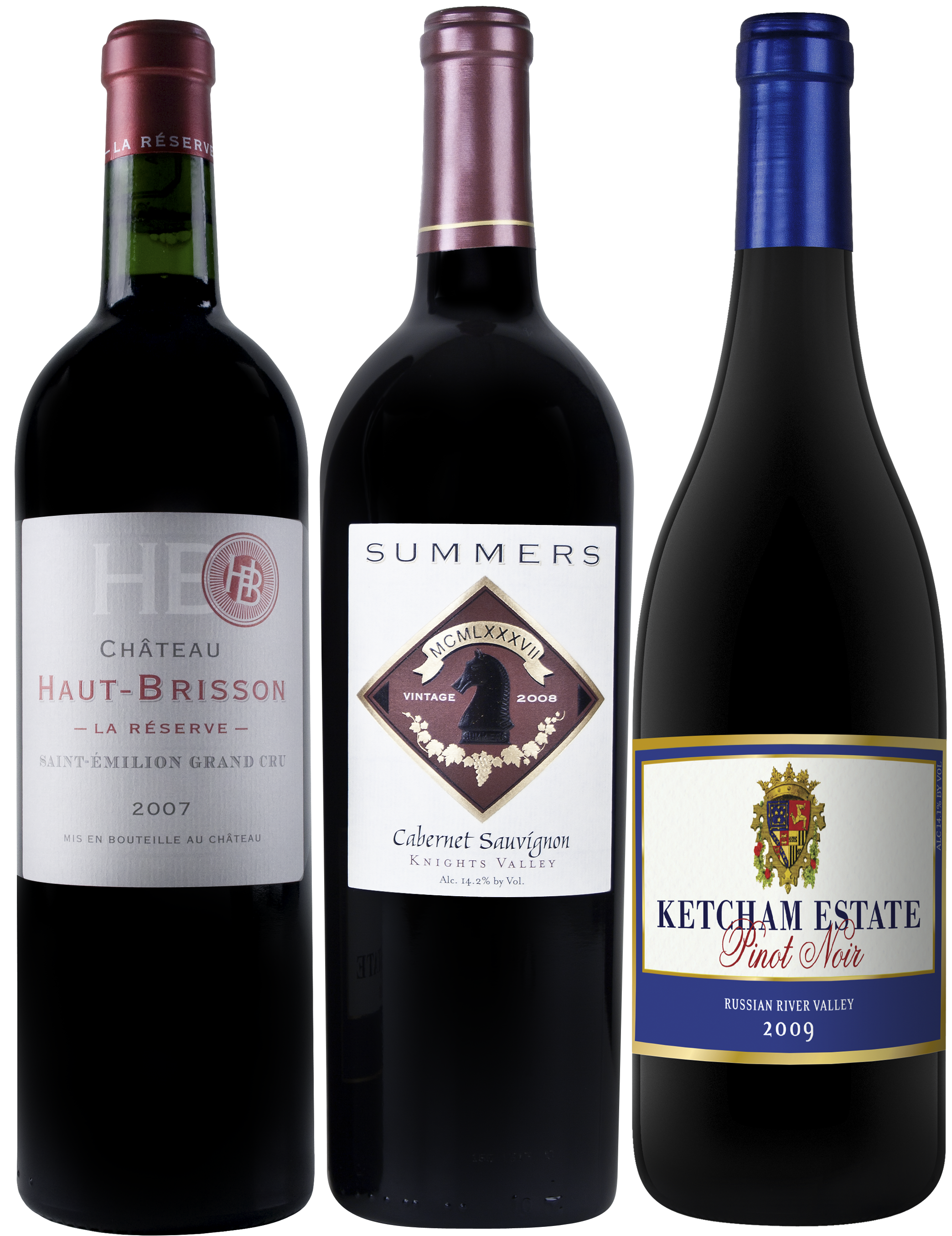 2009 Ketcham Estate Russian River Pinot Noir / 2008 Summers Knights ...