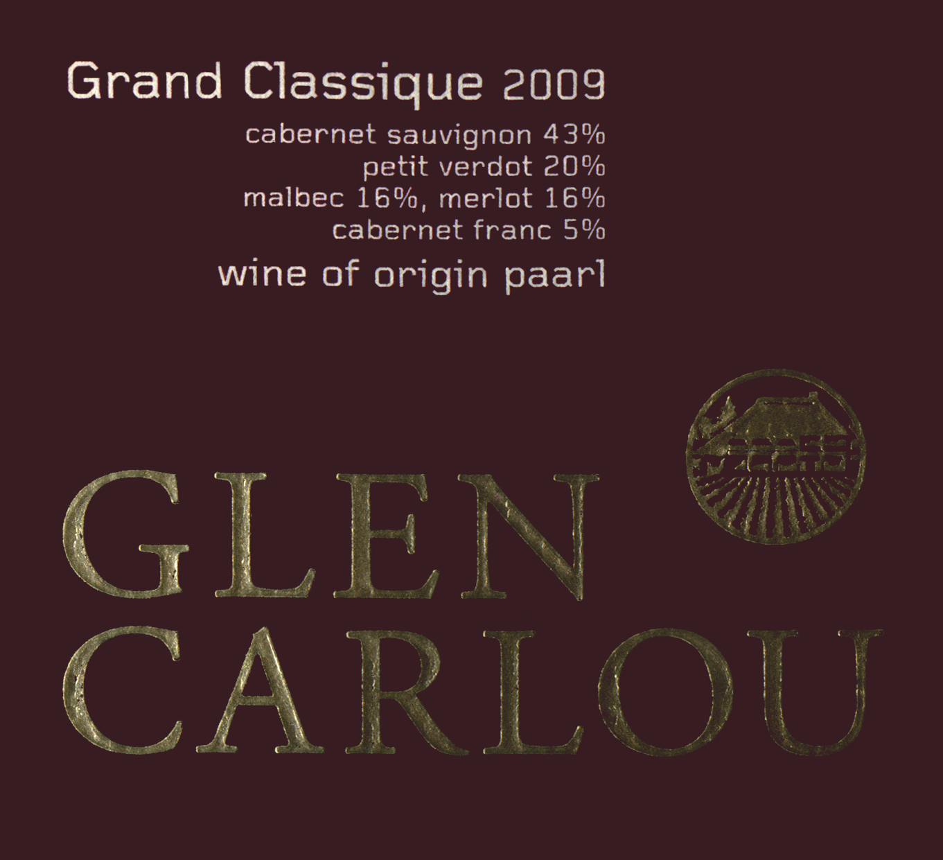2009 Glen Carlou Grand Classique | Wine Library