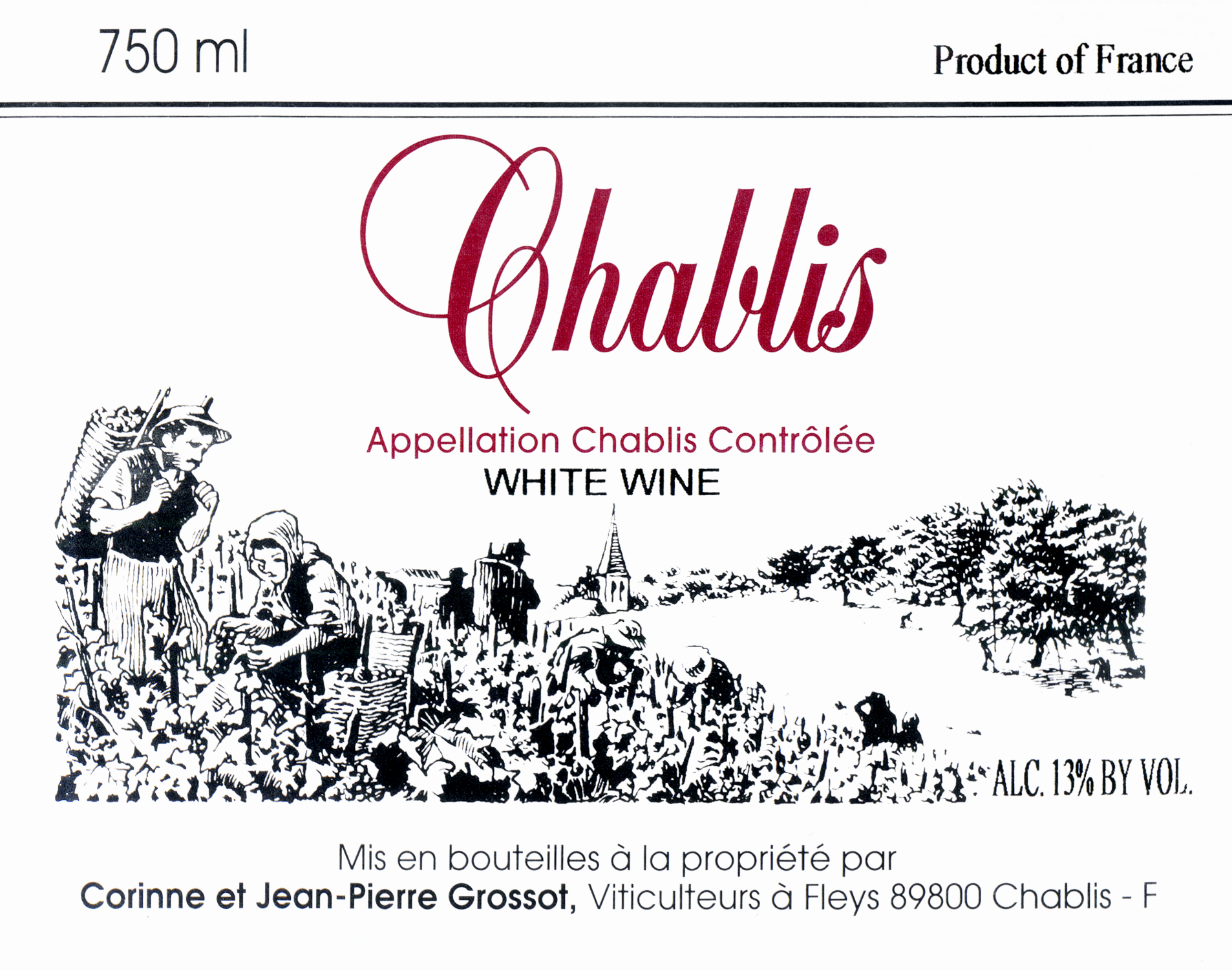 2009 Jean Pierre Grossot Chablis | Wine Library