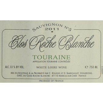 2011 Clos Roche Blanche Sauvignon Blanc #5 | Wine Library