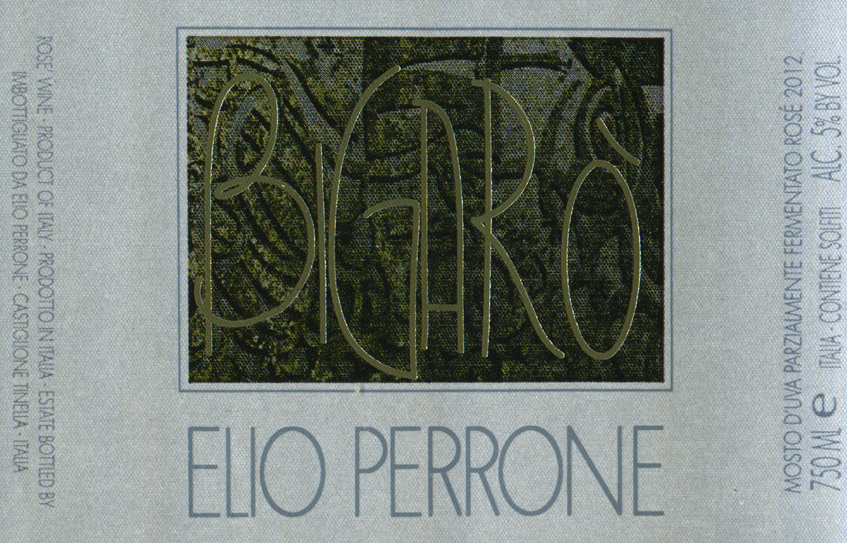 2012 Elio Perrone Bigaro | Wine Library