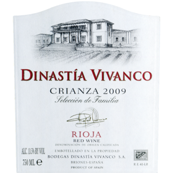 2009 Dinastia Vivanco Rioja Crianza Seleccion De Familia | Wine Library