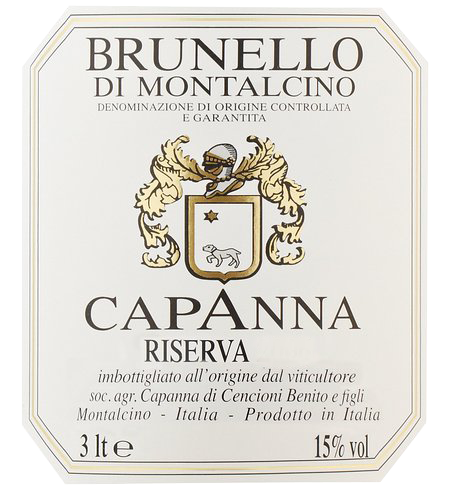 2007 Capanna Brunello Di Montalcino Riserva | Wine Library