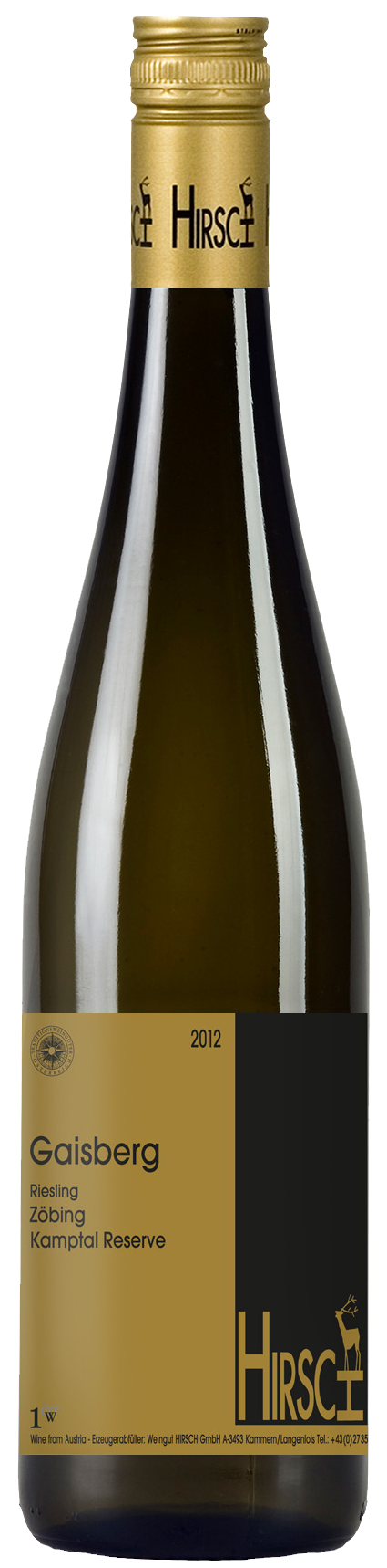 2012 Hirsch Gaisberg Riesling Kamptal Reserve | Wine Library