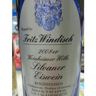 2008 Fritz Windisch Silvaner Eiswein | Wine Library