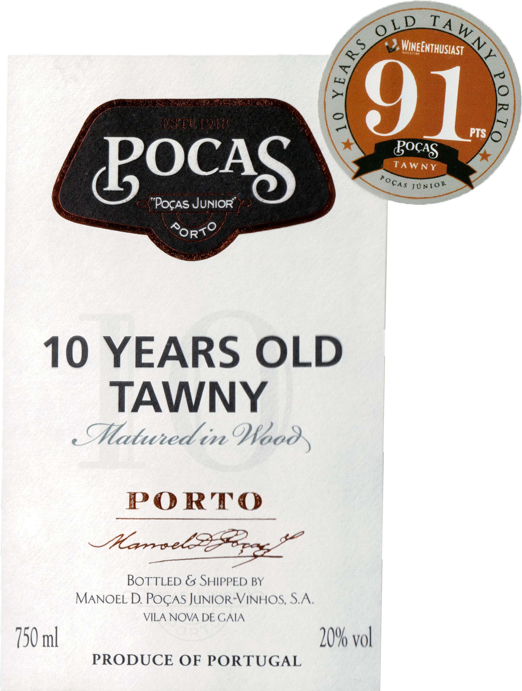 Pocas Junior 10 Yr Old Port | Wine Library