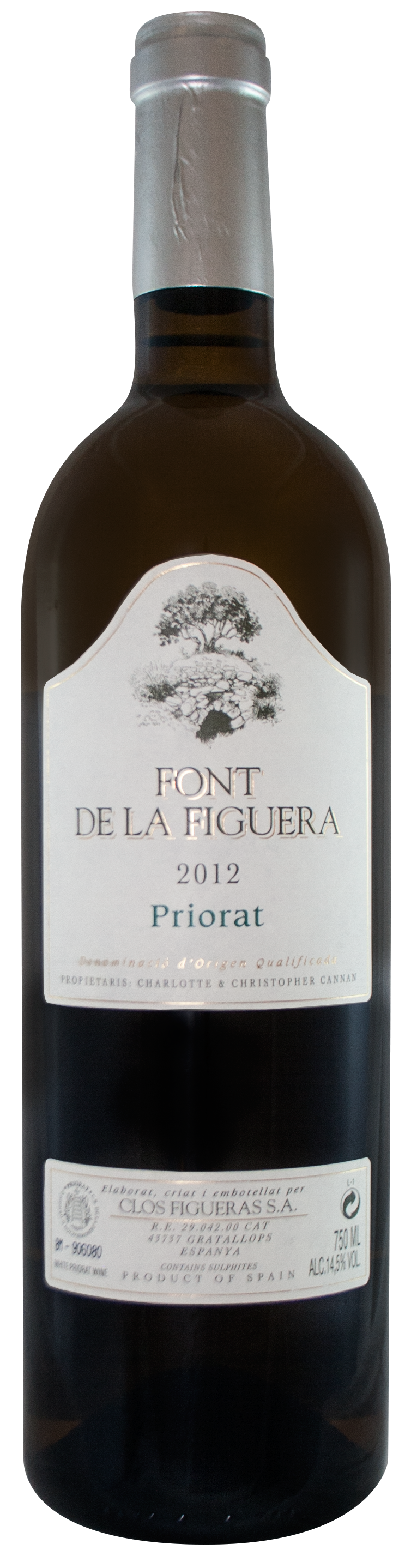 2012 Clos Figueras Font De La Figueria Blanco Priorat | Wine Library