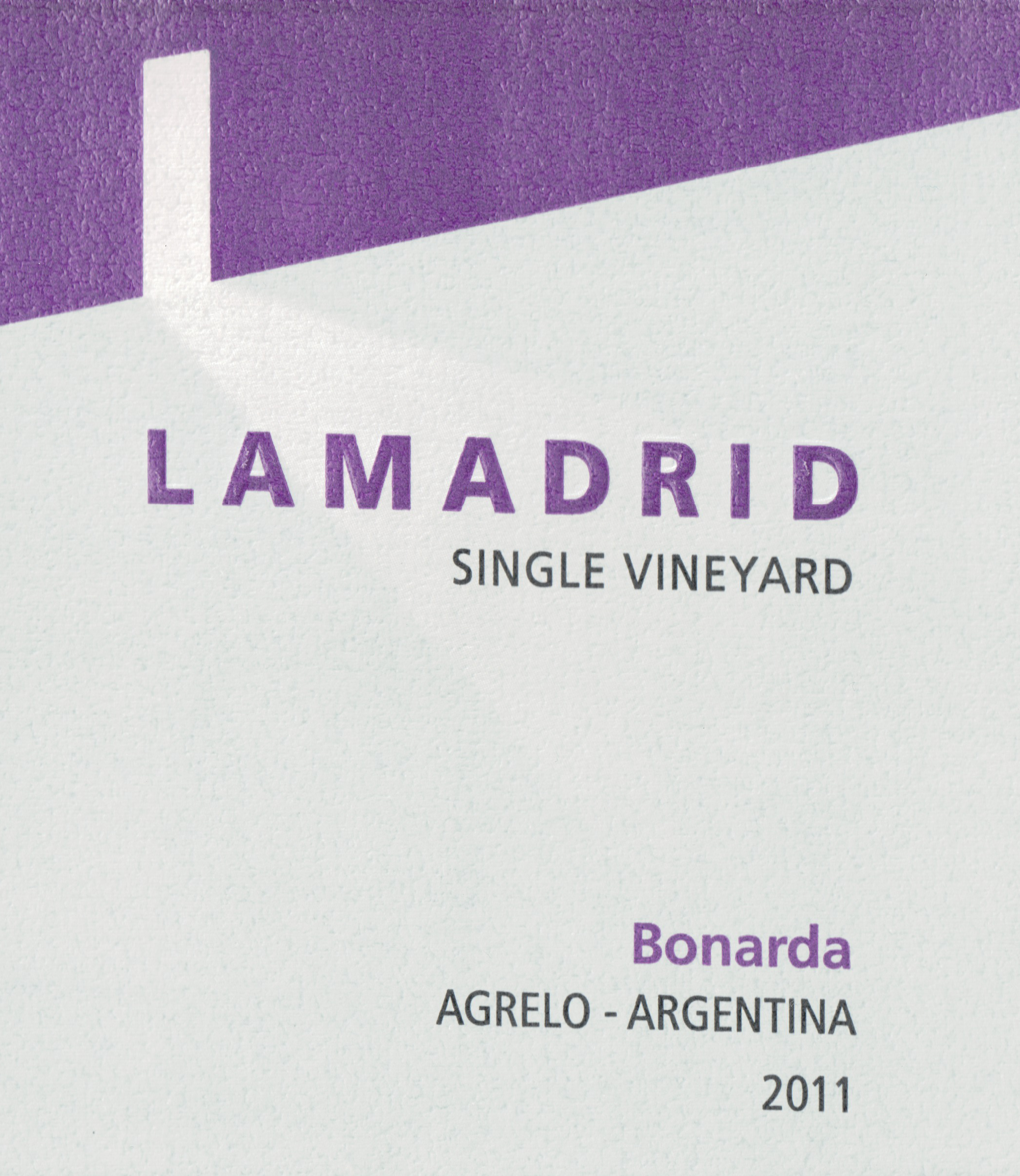 2011 Lamadrid Bonarda | Wine Library