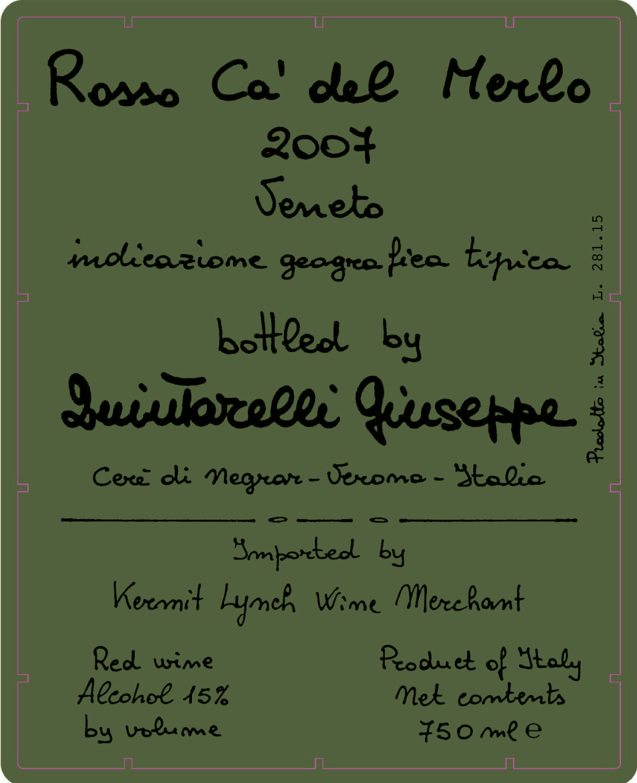 2012 Giuseppe Quintarelli Primofiore | Wine Library