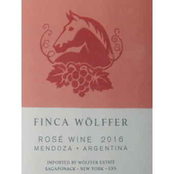 2016 Wolffer Estate Finca Wolffer Rose | Wine Library