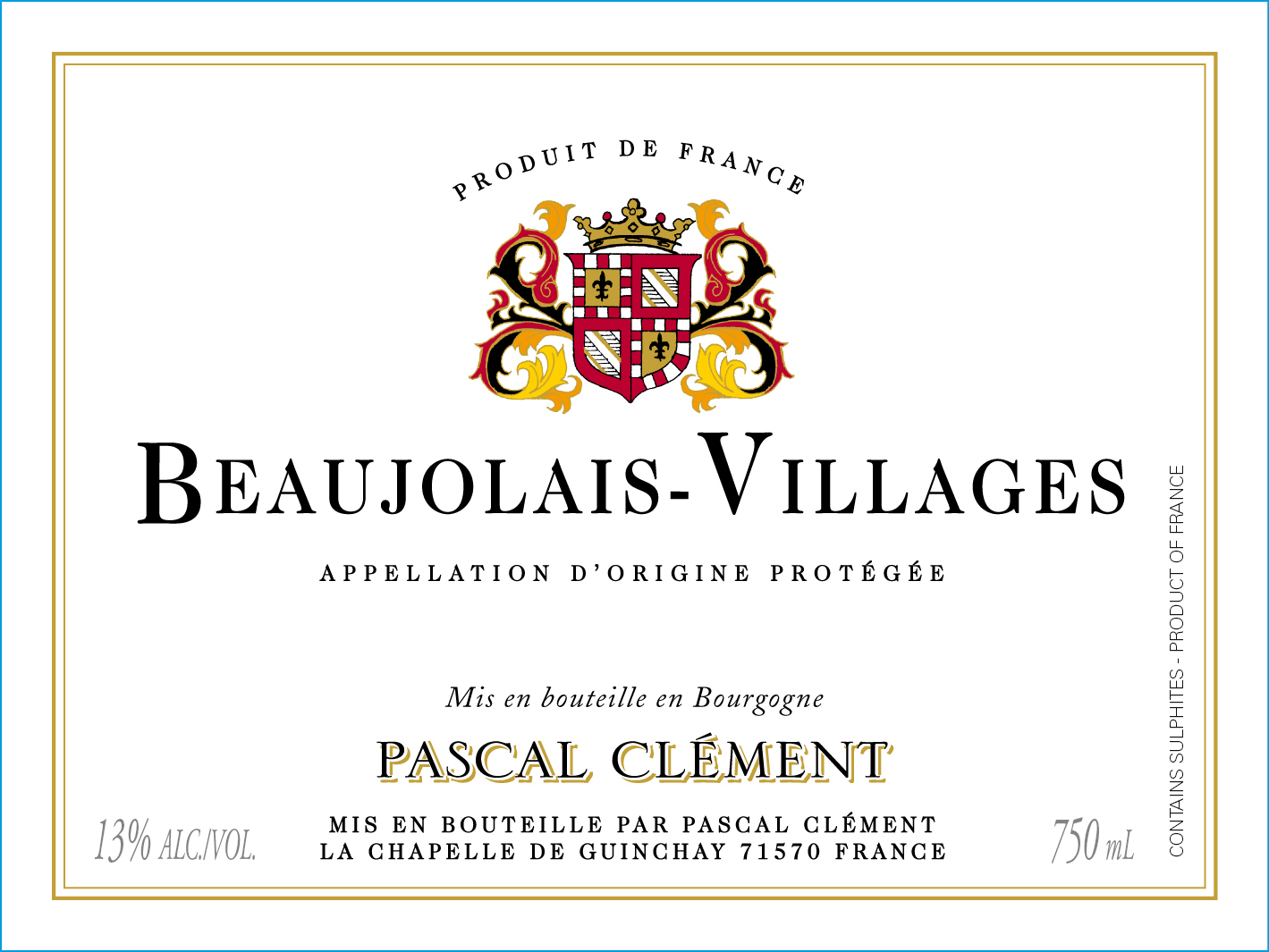 2015 Pascal Clement Beaujolais Villages | Wine Library